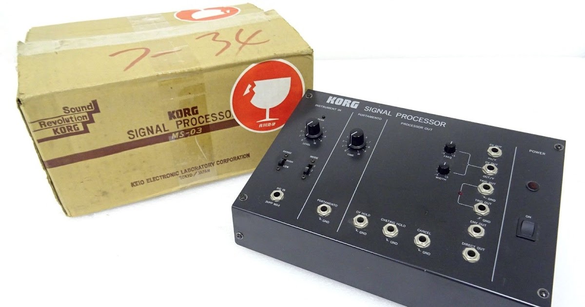 MATRIXSYNTH: Korg MS-03 Signal Processor Interface for Vintage Analog Synth w/ Orig Box SN 181023