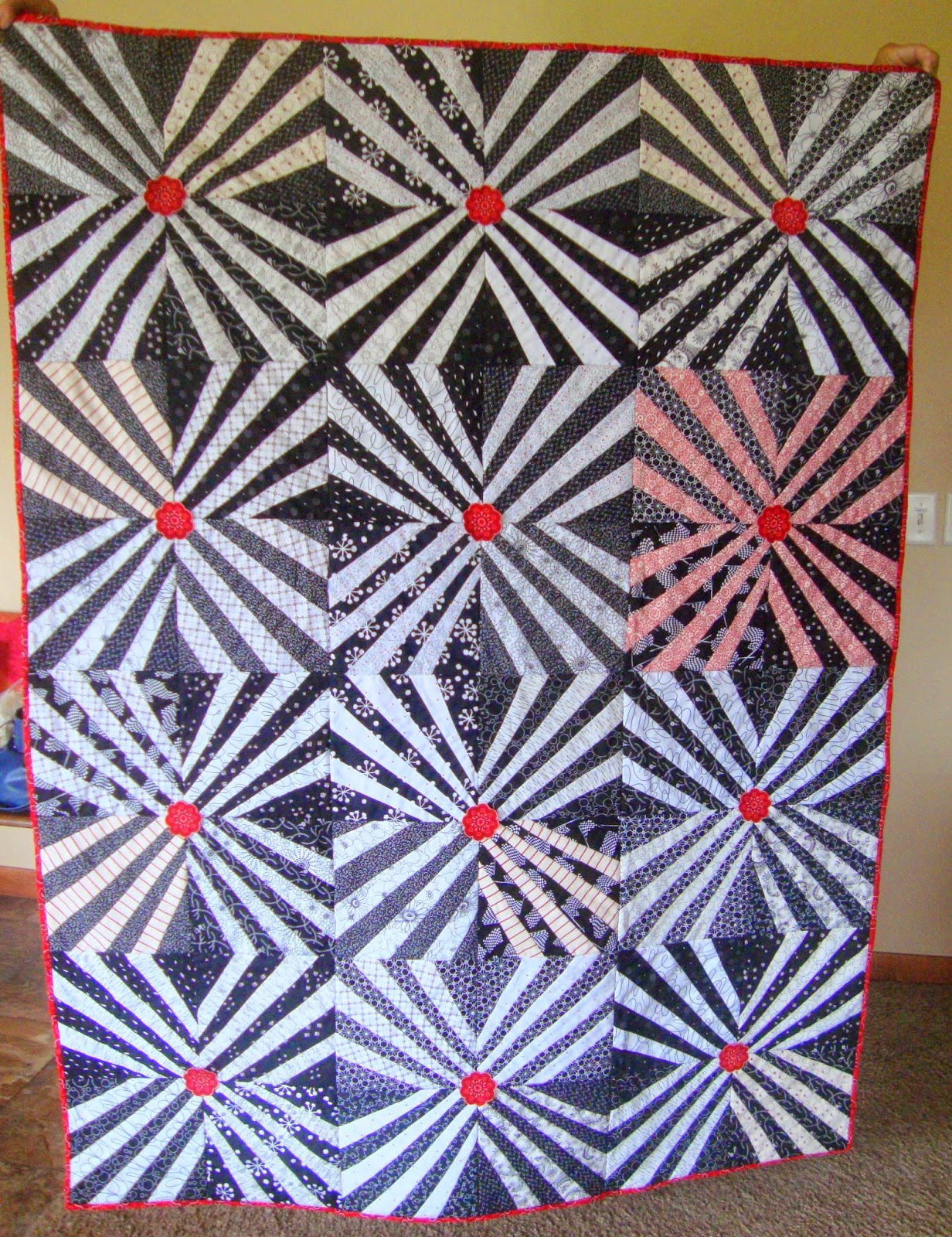 Selvage Blog: Carolyn Wenzel's Ferris Wheel Quilt!