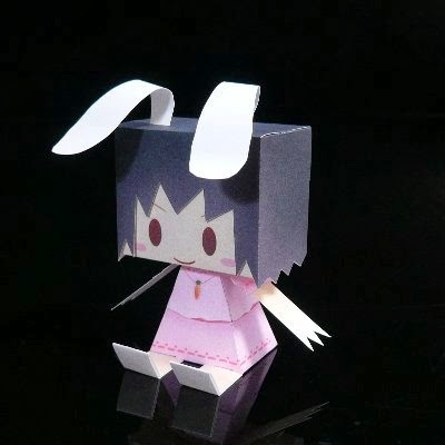 Papercraft Touhou Project Graphig Tewi - Papercraft4u | Free ...