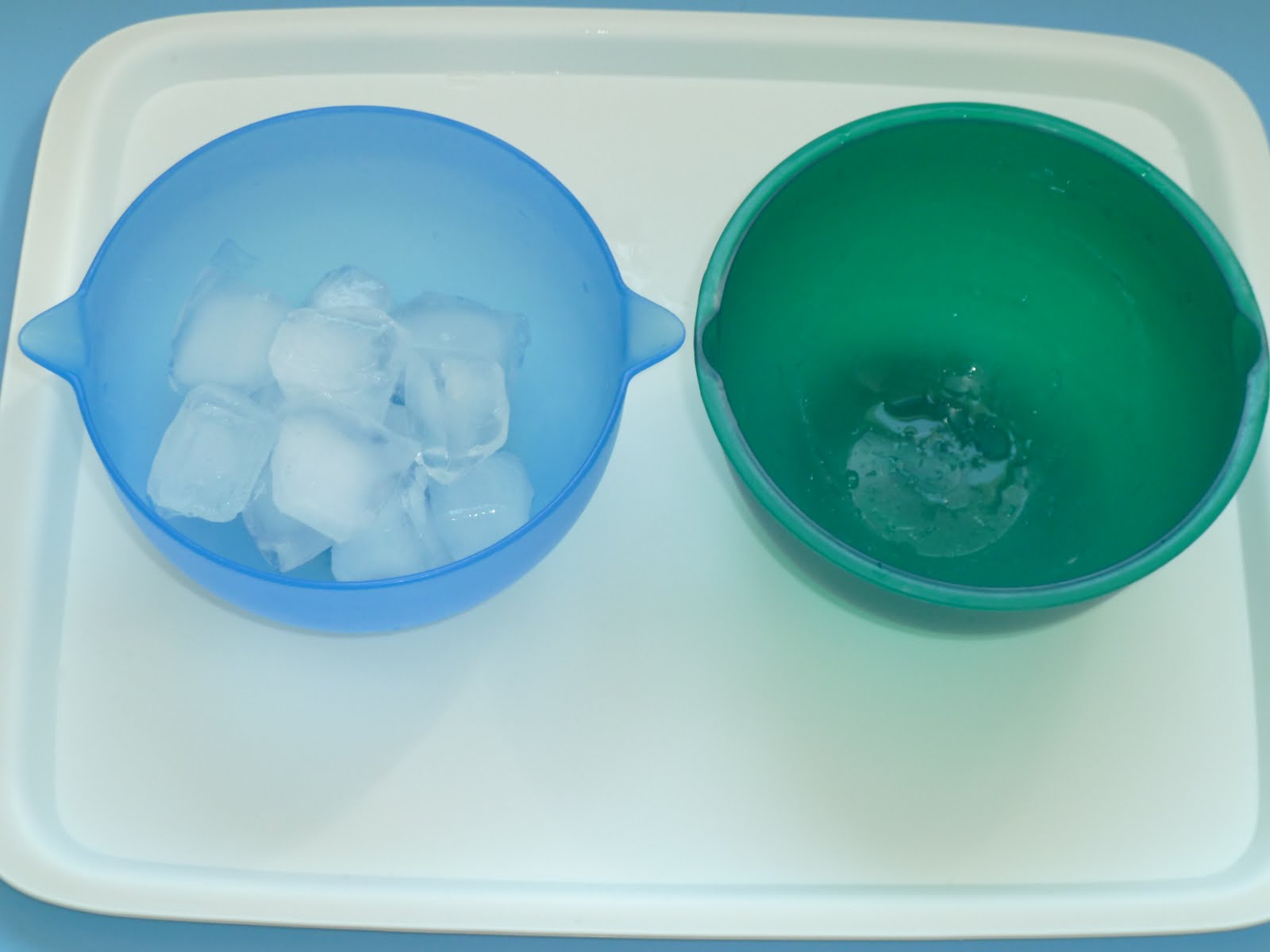 Family FECS: Montessori Activity: Transferring Ice-Cubes