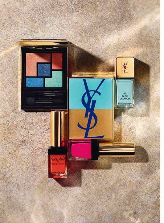 Fashion Portfolio: Los tonos azules invaden el maquillaje de YSL