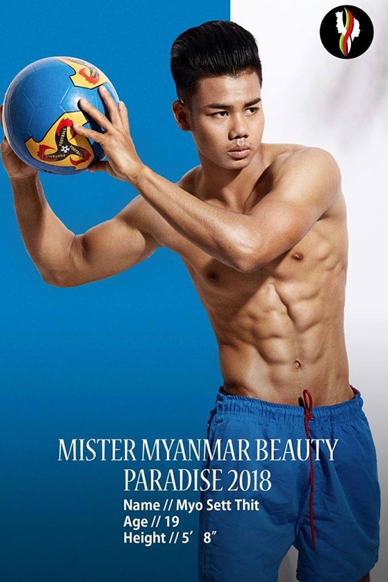 Grand Boyzone: Mister Myanmar Beauty Paradise 2018 :Contestants