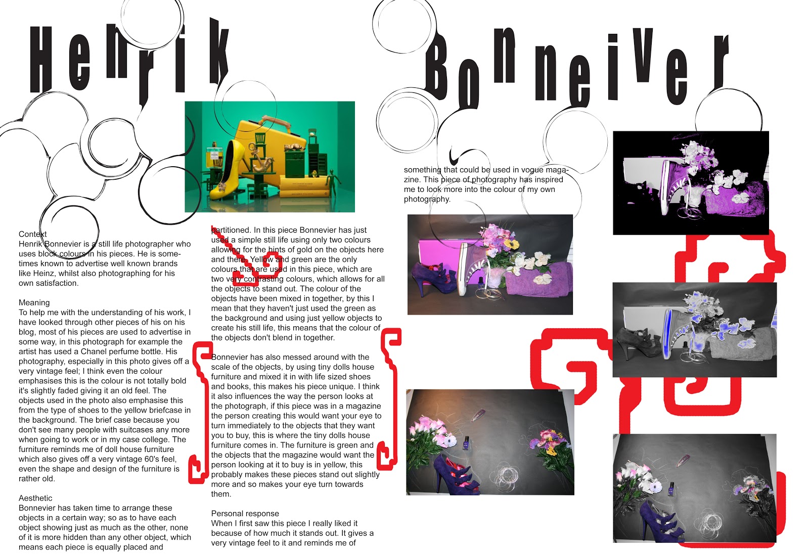 Abigail's graphics blog: magazine layout: development in illustrator