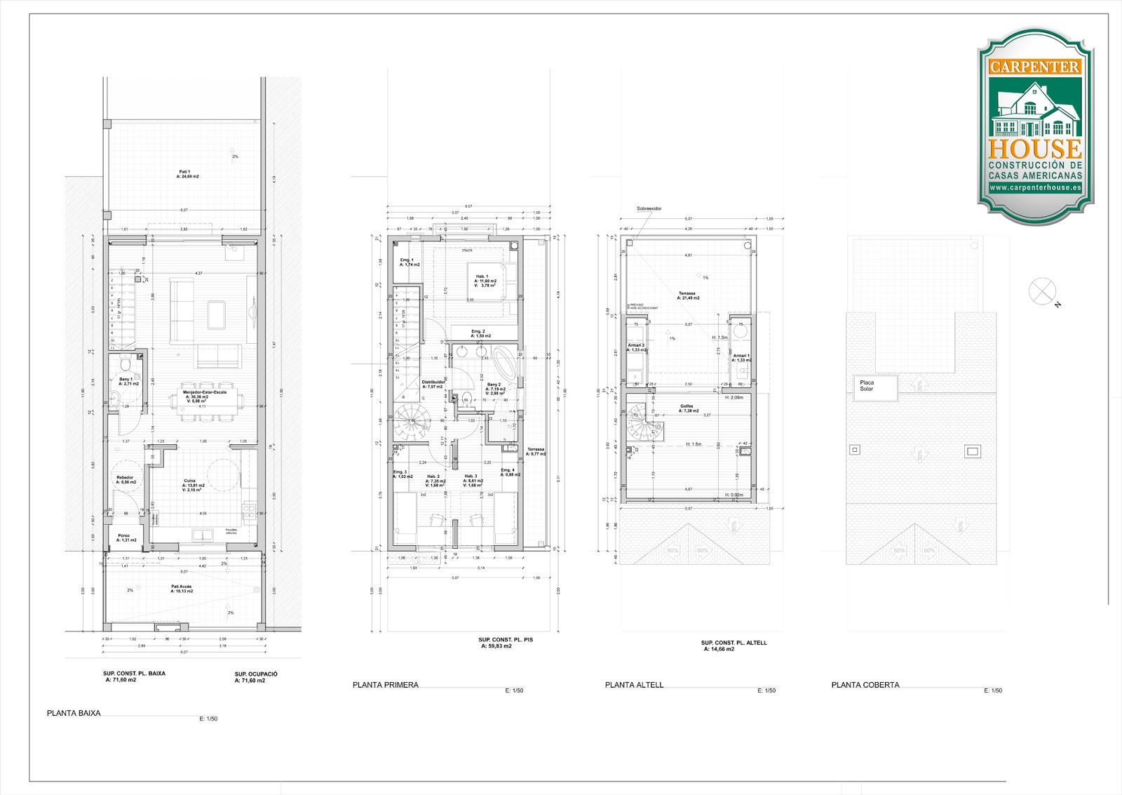 Carpenter House. Próximamente nueva construcción vivienda unifamiliar ...