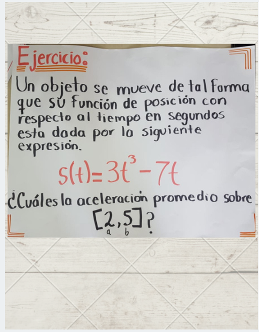Actividades y Tareas de matemáticas: Exposición Aceleración promedio en ...