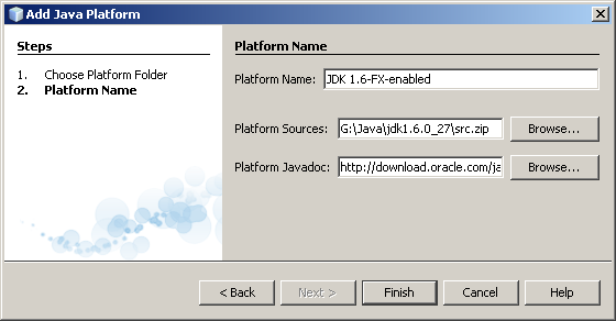 Netbeans Tutorial: Creating a JavaFX-Enabled Java Platform Netbeans Tutorial: Creating a JavaFX-Enabled Java Platform
