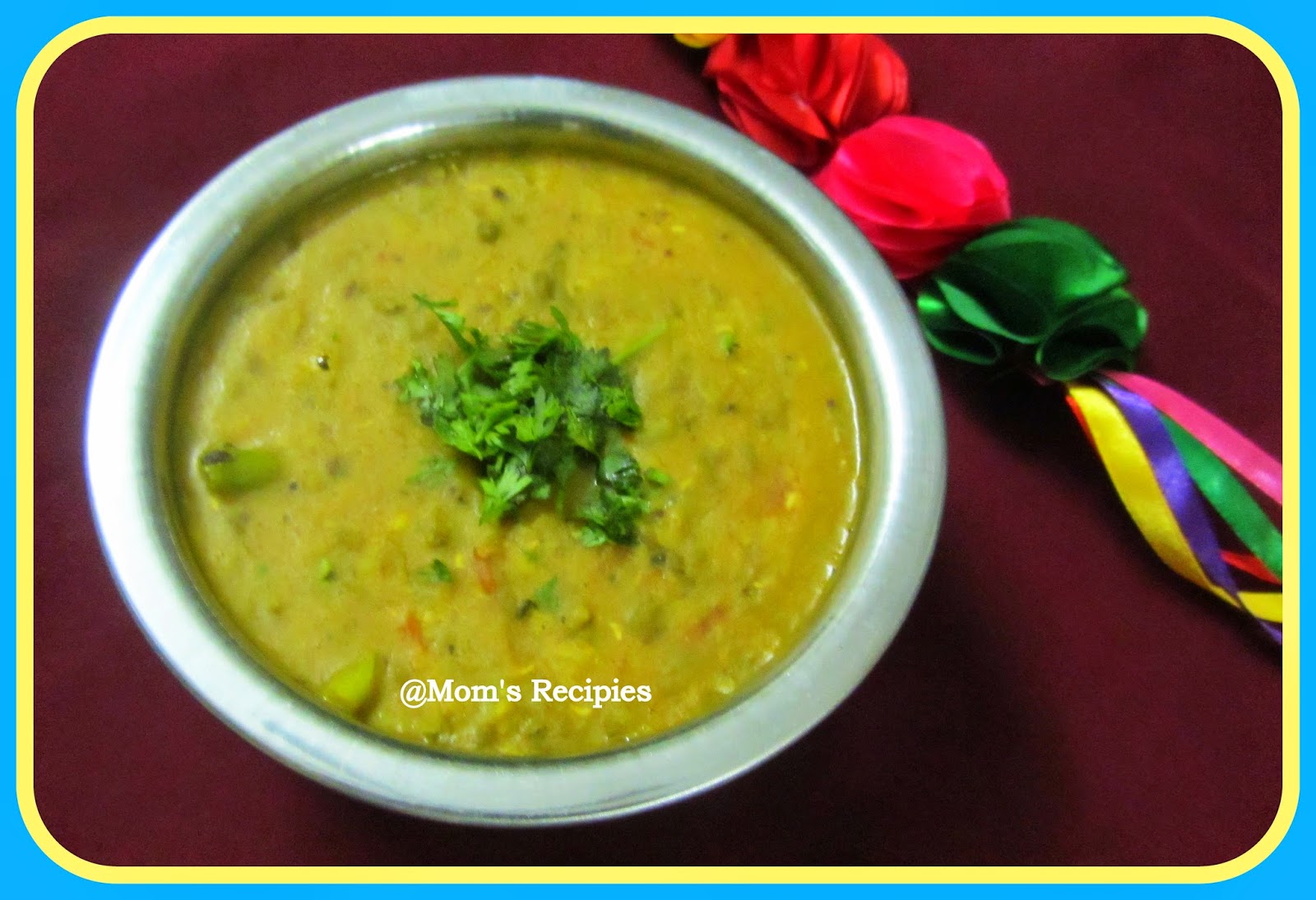 Mom's Recipies: Hara Moong Dal Tadka / Hara Dal Fry / Green Gram Tadka