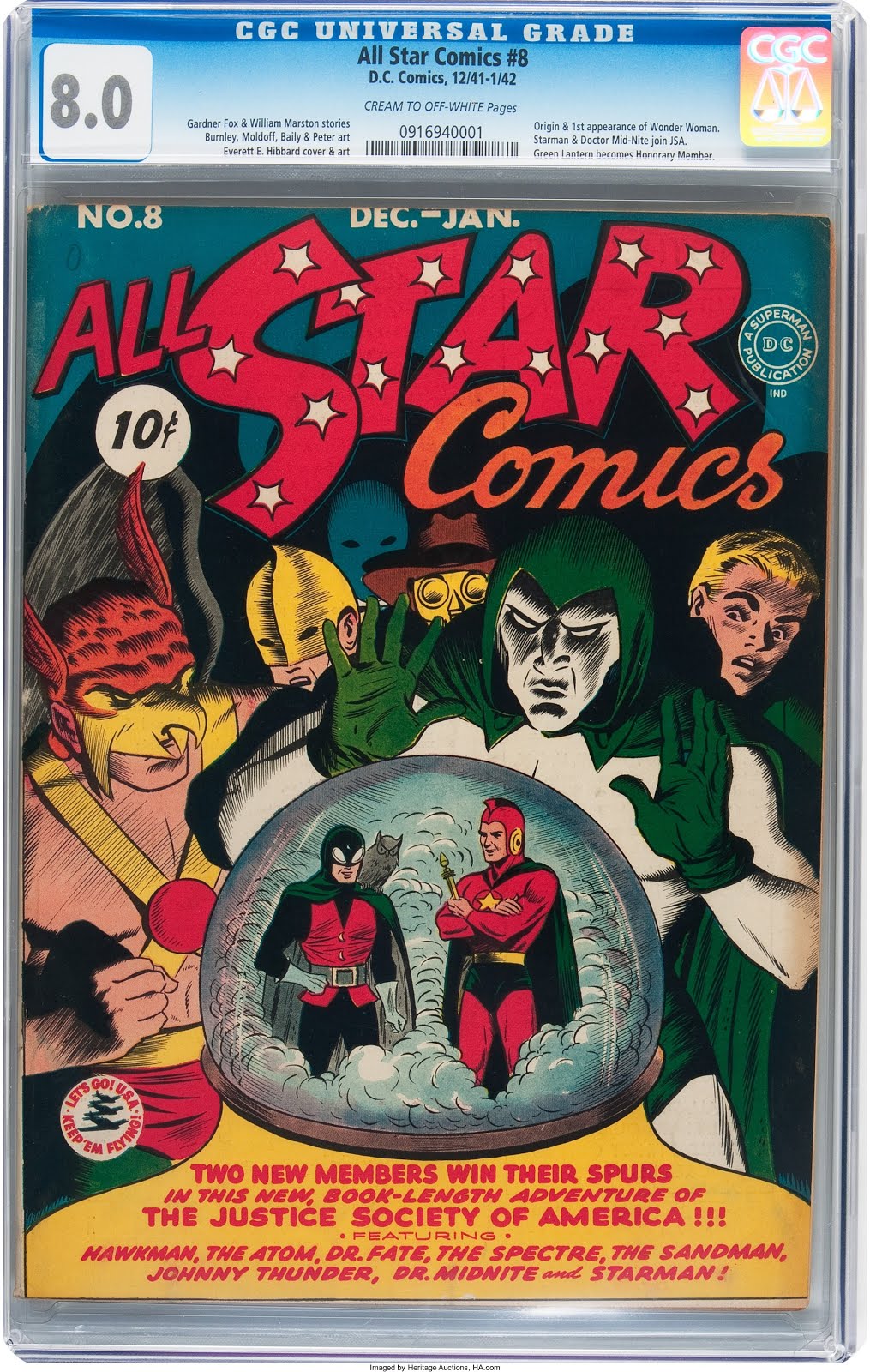Graded Key Comics: All-Star Comics #8