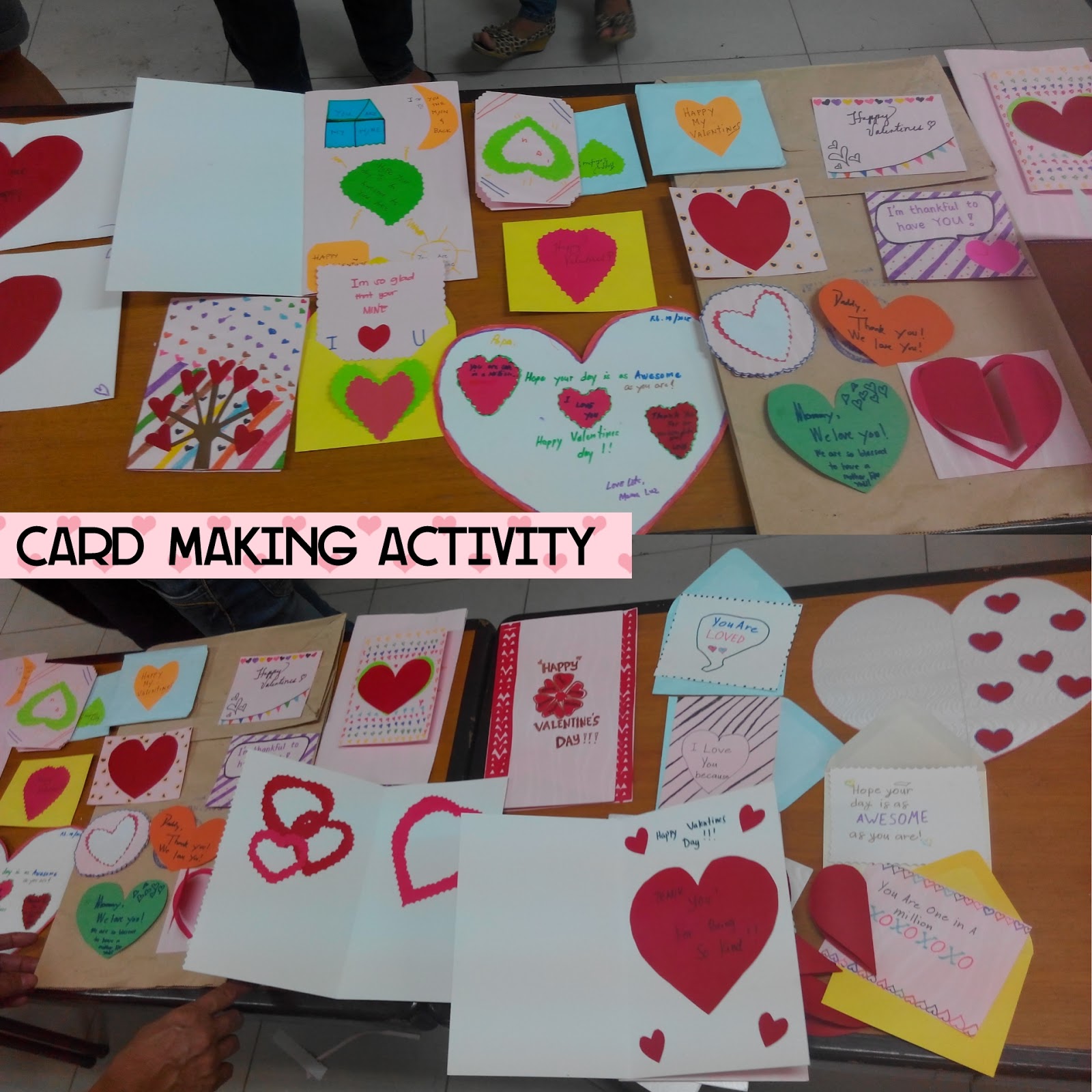 Valentines Card Making Activity