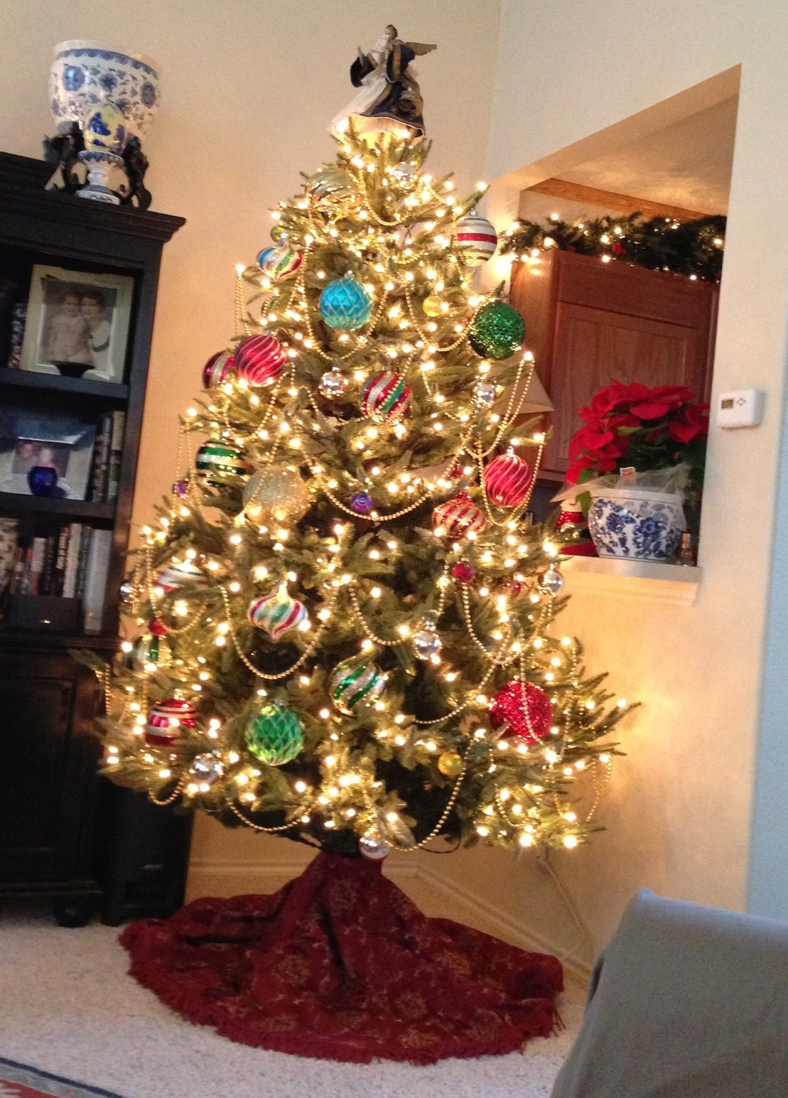 Dressed Up, Buttoned Down.: Holiday Bling: Decorating At Home 2012