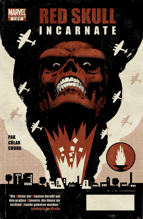 David Aja: Red Skull Covers