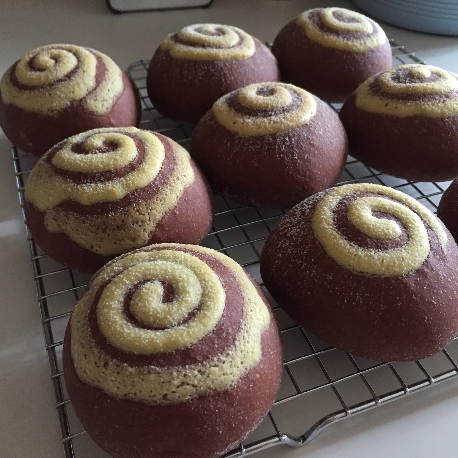 My Mind Patch: Mung Bean Cocoa Bun 奶油绿豆沙可可面包