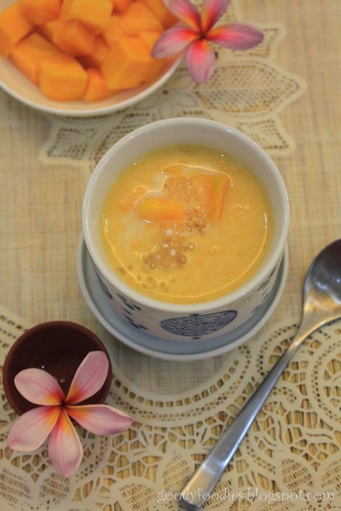 GoodyFoodies: Recipe: Chilled mango cream with sago pearls