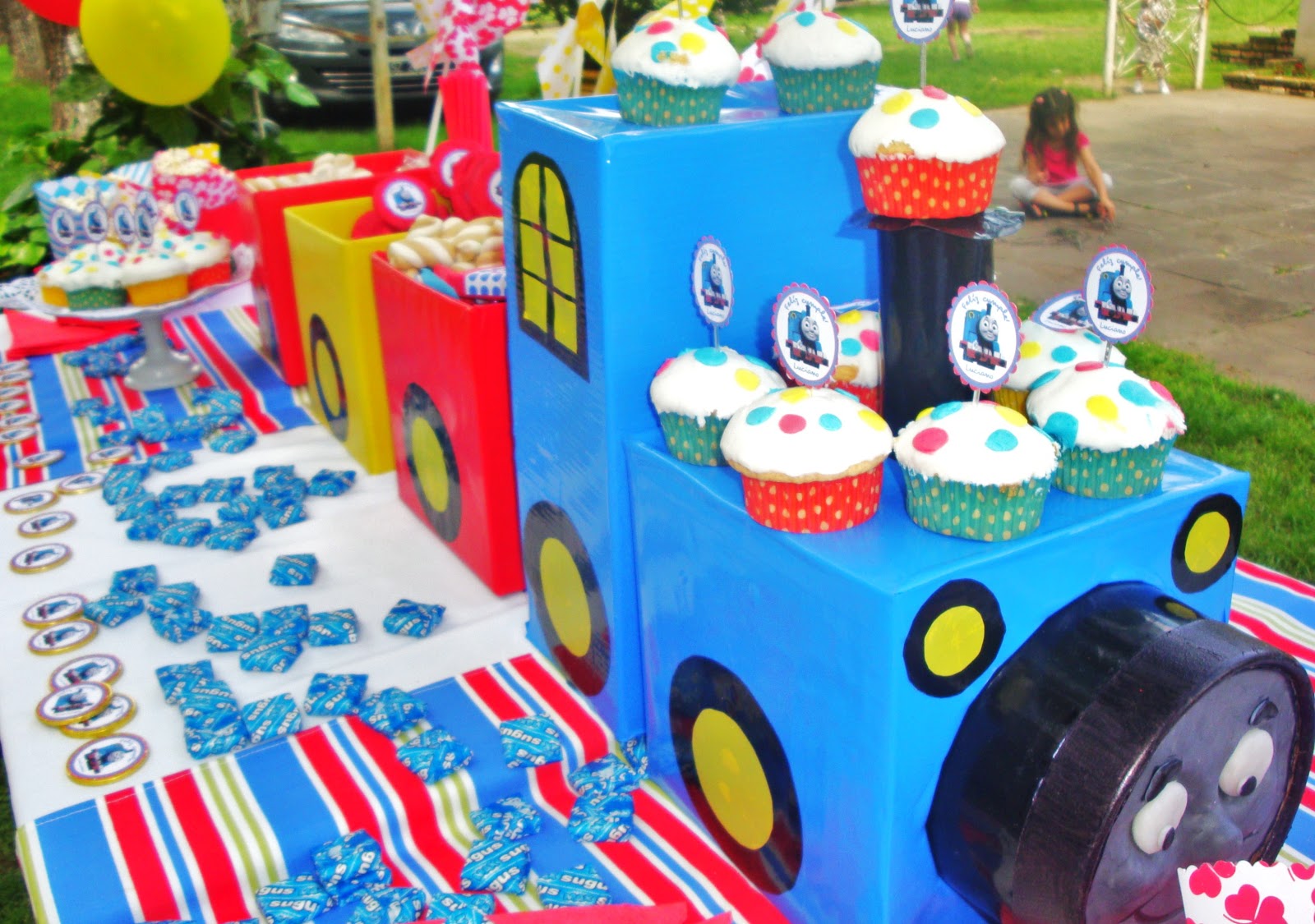 ideas tematicas: Thomas & friends+ candy bar