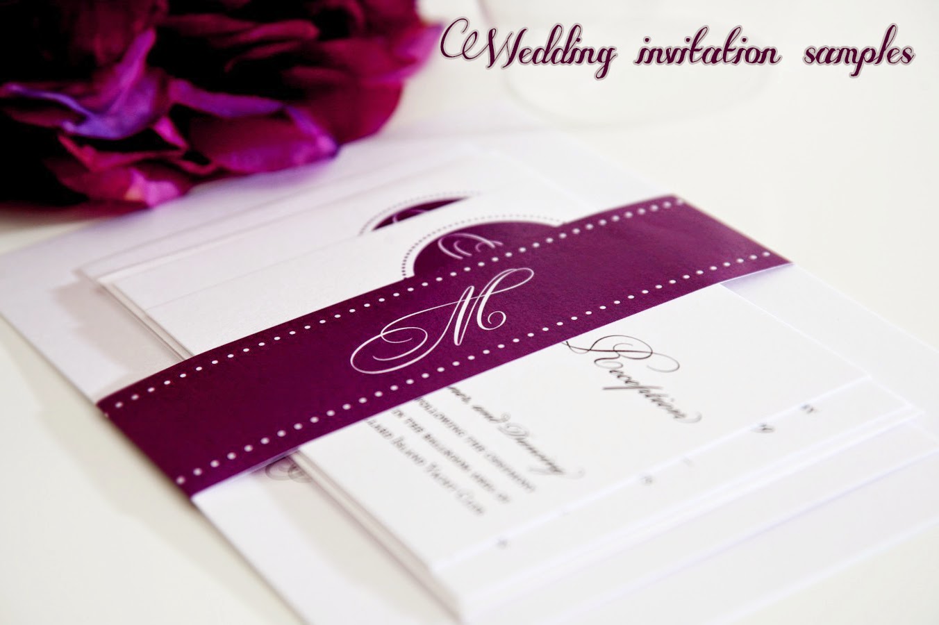 How To Structure A Wedding Invitation Samples ? - Professional Wedding ...