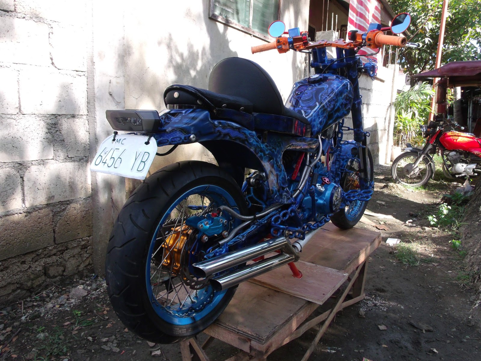 underbone tuner: The Ghost Rider: Custom Kawasaki Fury 125 Bobber by ...