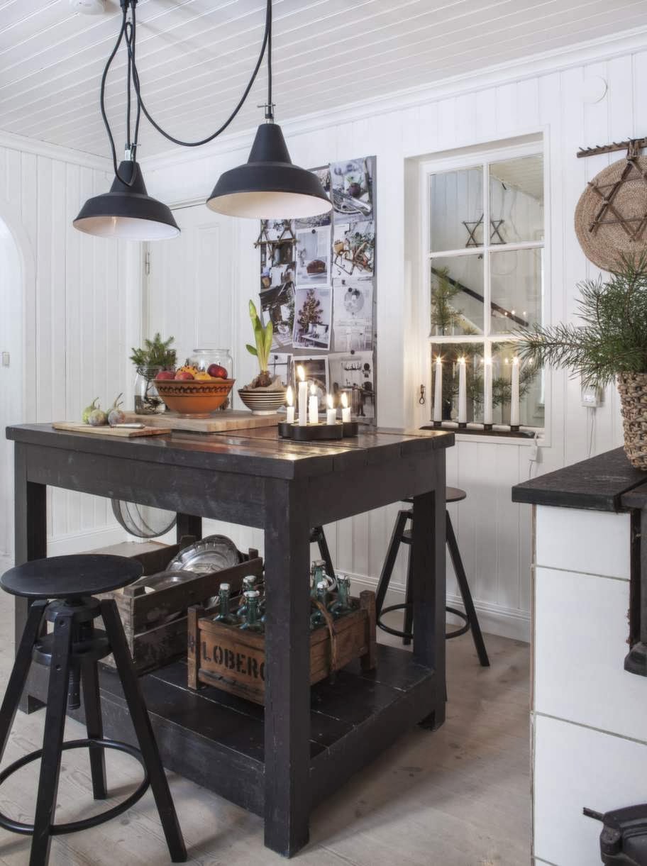 Keltainen talo rannalla: Kaunis joulukoti