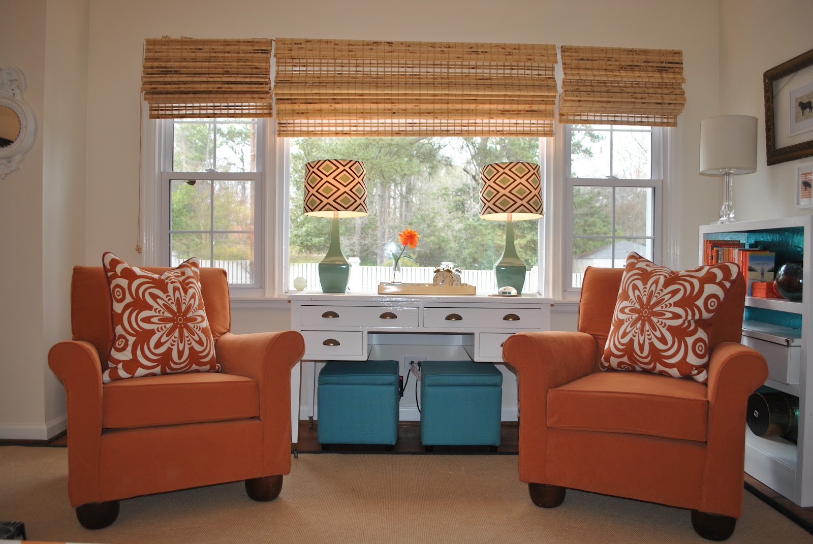 House Tour: Orange & Blue on Drake