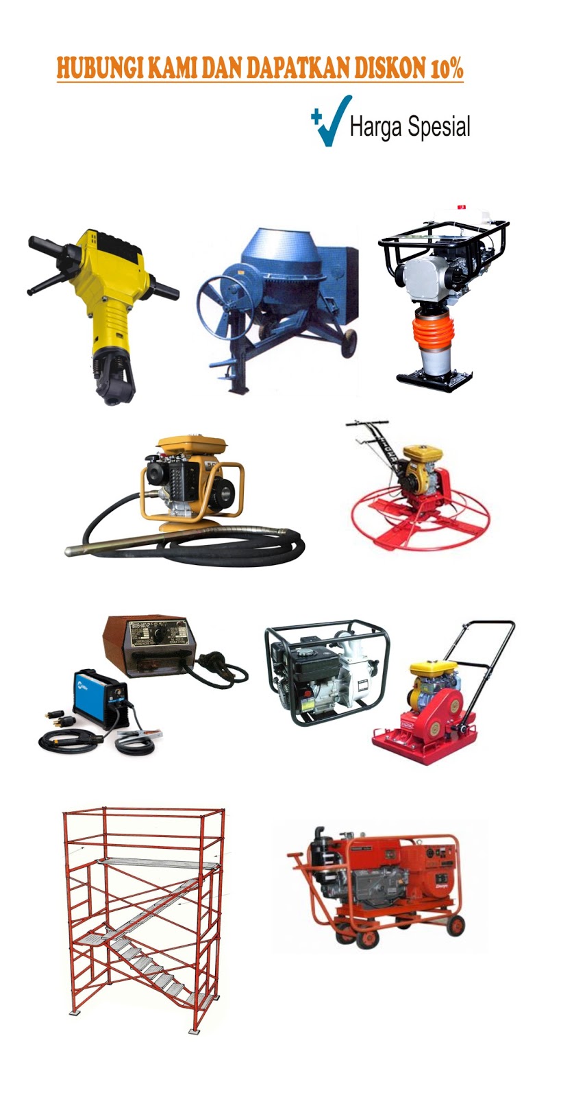 Persewaan Alat-Alat Bangunan (Rent Construction Equipment): Februari 2009