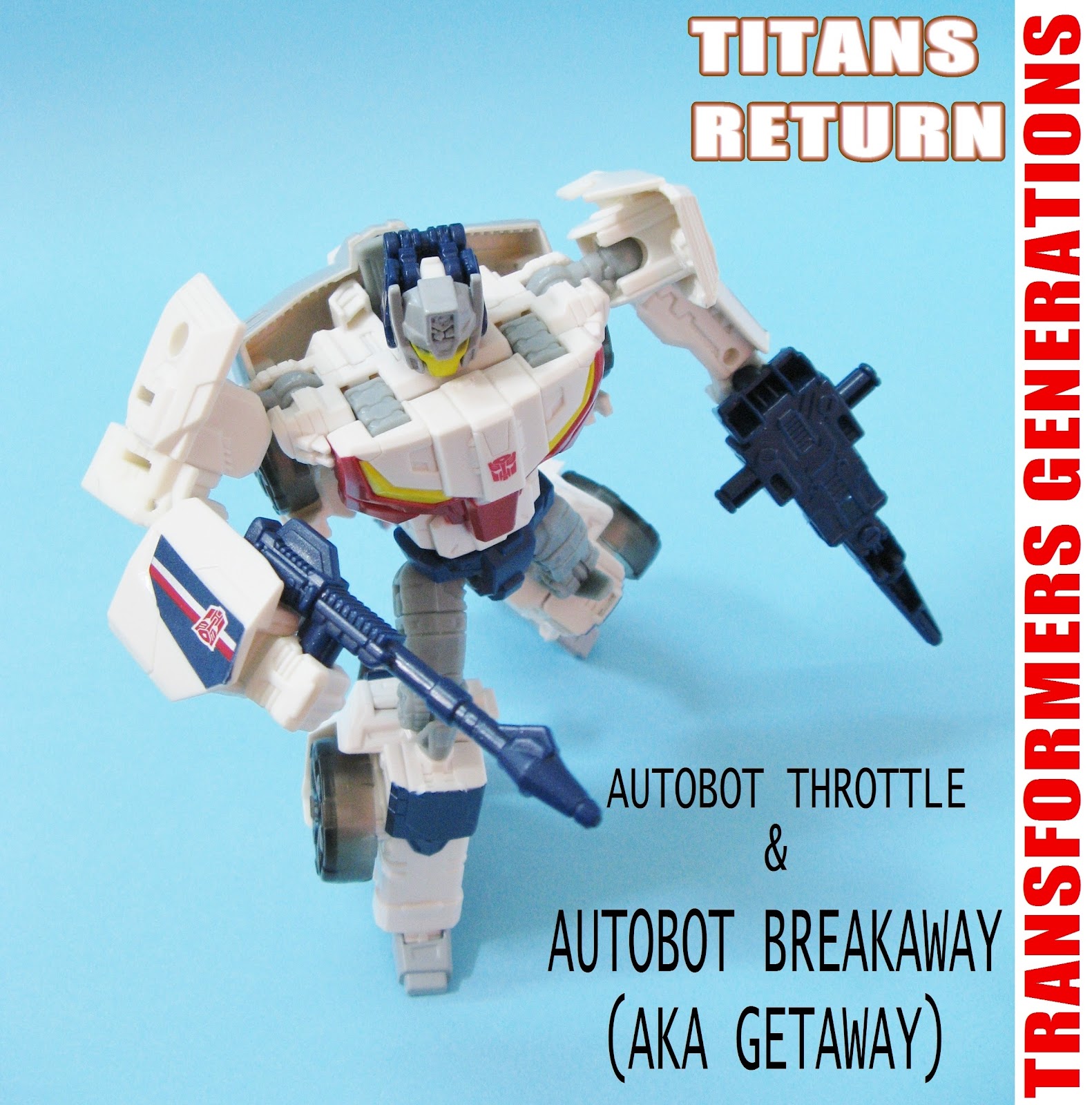 TRANSFORMERS Generations Titans Return Deluxe class Autobot Throttle ...