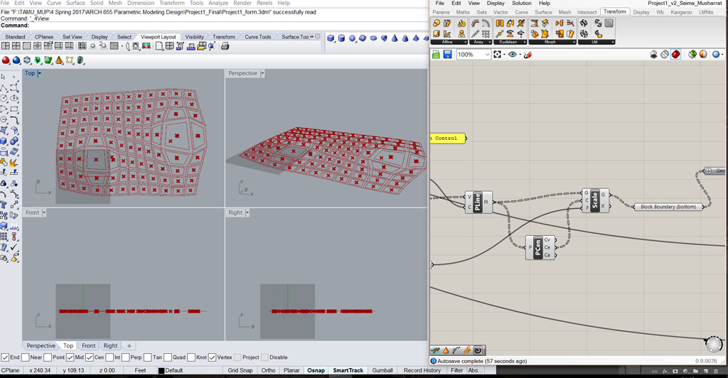 Parametric Urban Design: Saima Musharrat: ARCH 655 Project 1