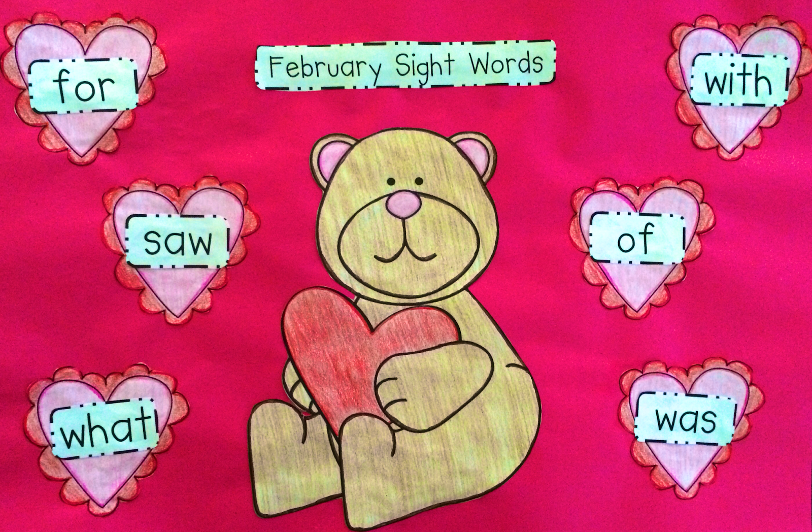 Splendor in Kinder: Sight Word Mats (Monthly: September-May)