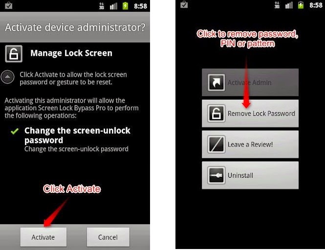 How to bypass android phone lock pattern - Being Haxor