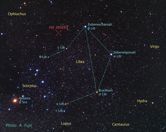 Suburban spaceman: Methuselah: Oldest Known Star HD 140283