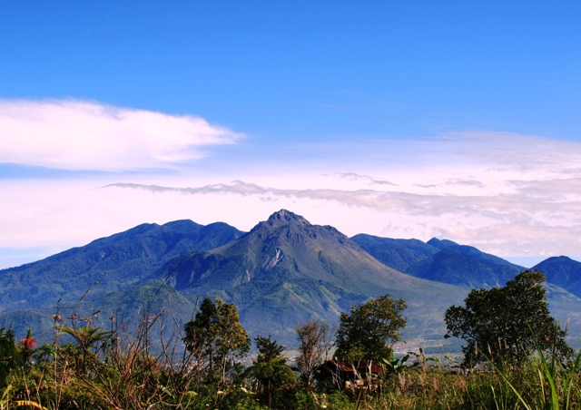 "GAYO NEGERI DI ATAS AWAN" BUR NI TELONG Adalah gunung berapi yang ...
