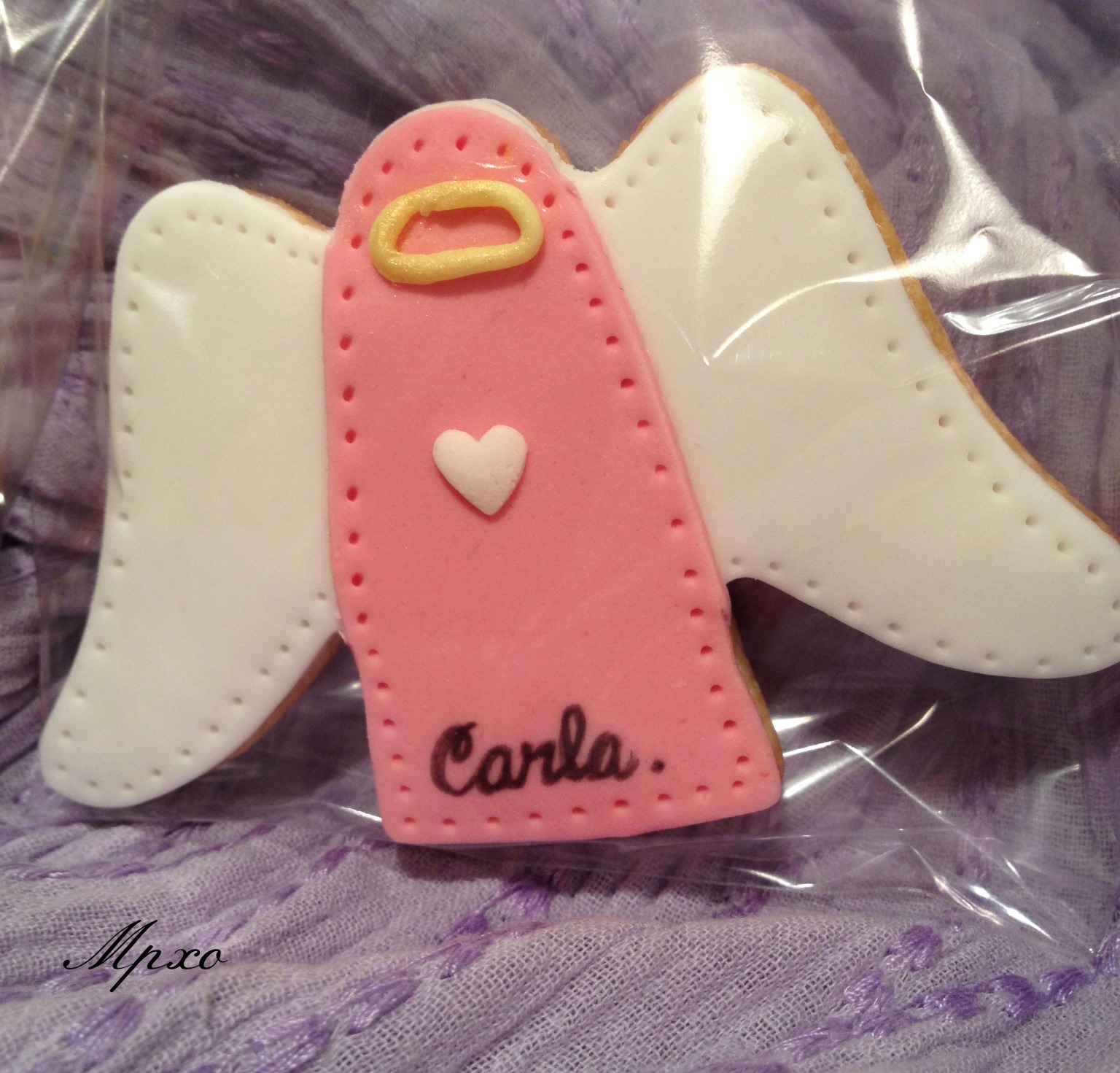 Mi próximo objetivo…será dulce.: Angel de la guarda…. Galletas fondant ...