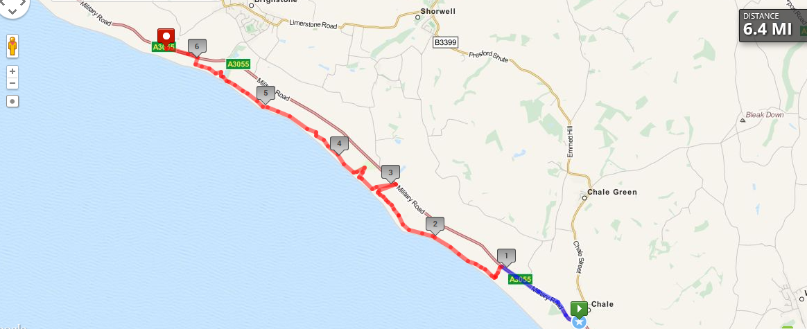 Lin's Isle of Wight Walking Blog: Walk 15 South Coast Path Brighstone ...