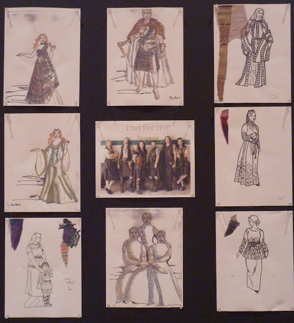 Adventures in Dramaturgy: Preliminary Costume Design Sketches for "Macbeth"