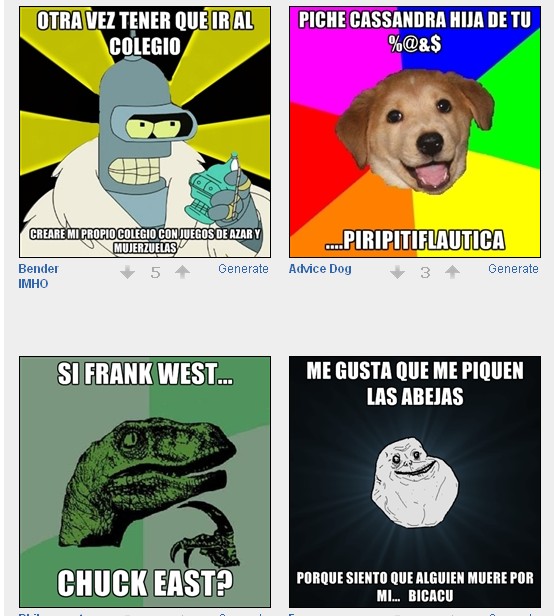 Crea tus propias frases celebres pero tontas con Memes | Utilidades Webblog
