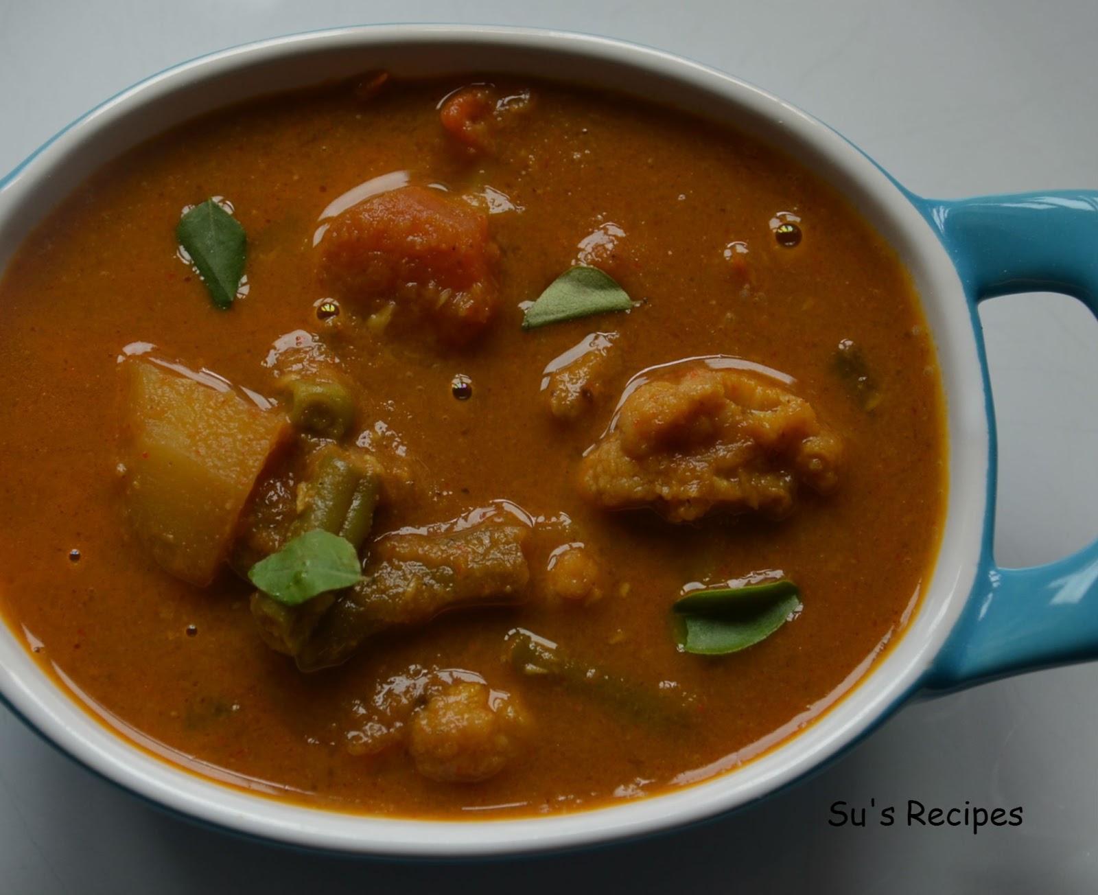 Su's Recipes: Vegetable Kurma