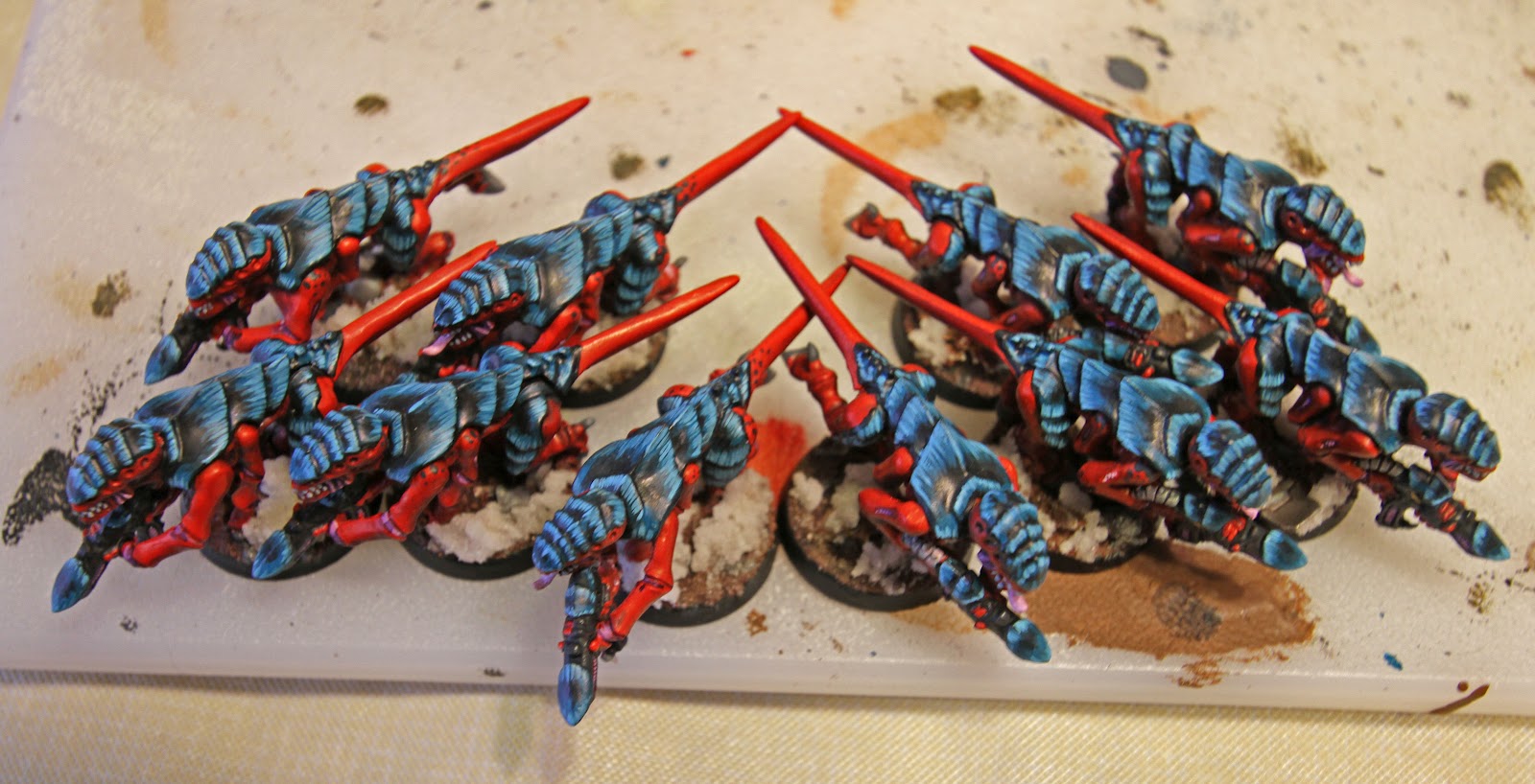 Dark Future Games: Hive Fleet Behemoth Hive Guard and Gants!