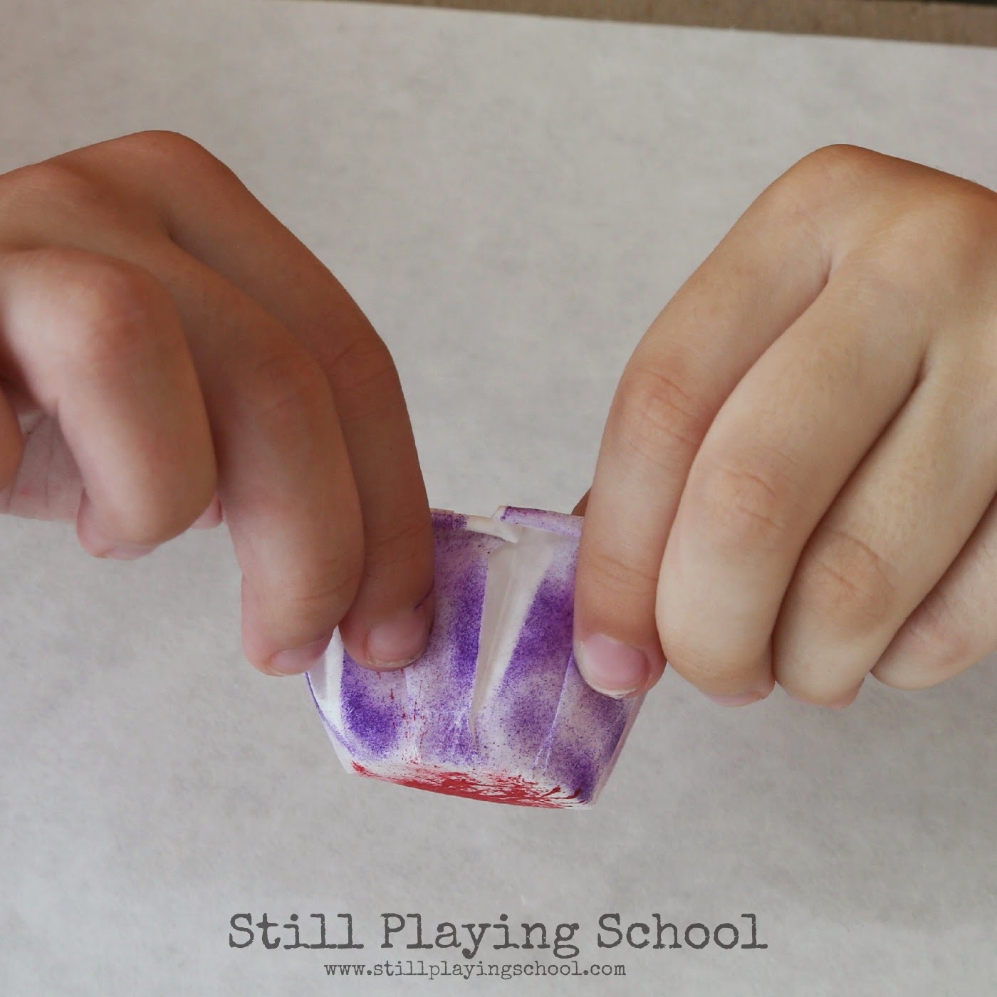 Condiment Cup Flower Craft | Still Playing School