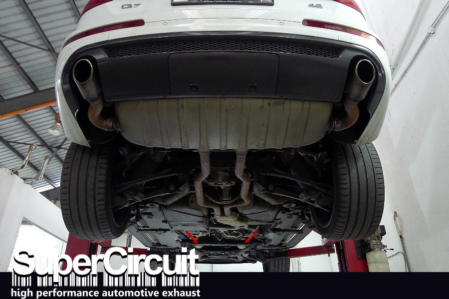 SUPERCIRCUIT Exhaust Pro Shop: Audi Q7 V8 4.2 FSI Downpipes