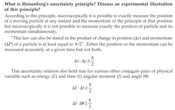 Vedupro: Heisenberg Uncertainty Principle, the Uncertainty Principle ...