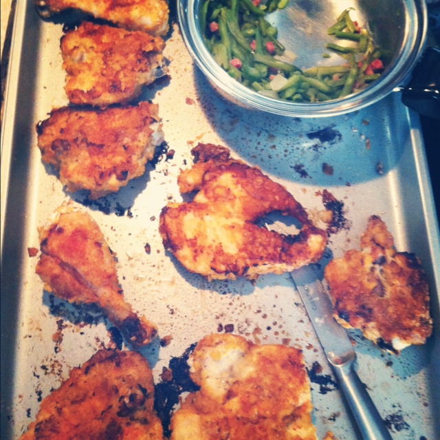 Mama Gets Fit.: Oven "Fried" Chicken
