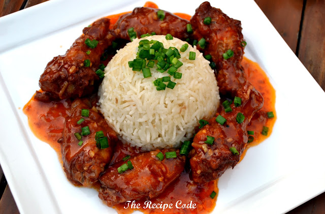 The Recipe Code: Chicken Wings with Garlic Rice