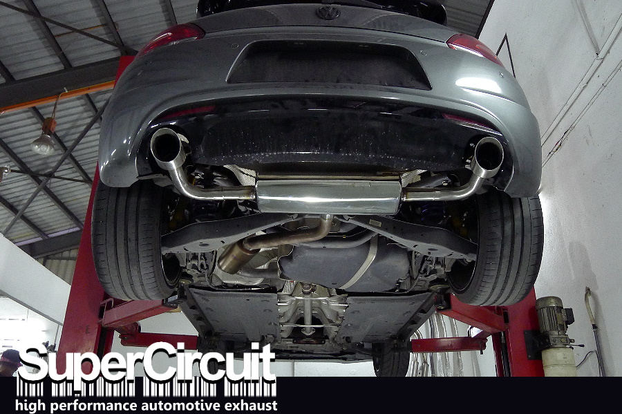 SUPERCIRCUIT Exhaust Pro Shop: Volkswagen Scirocco 1.4TSI Axle-back ...