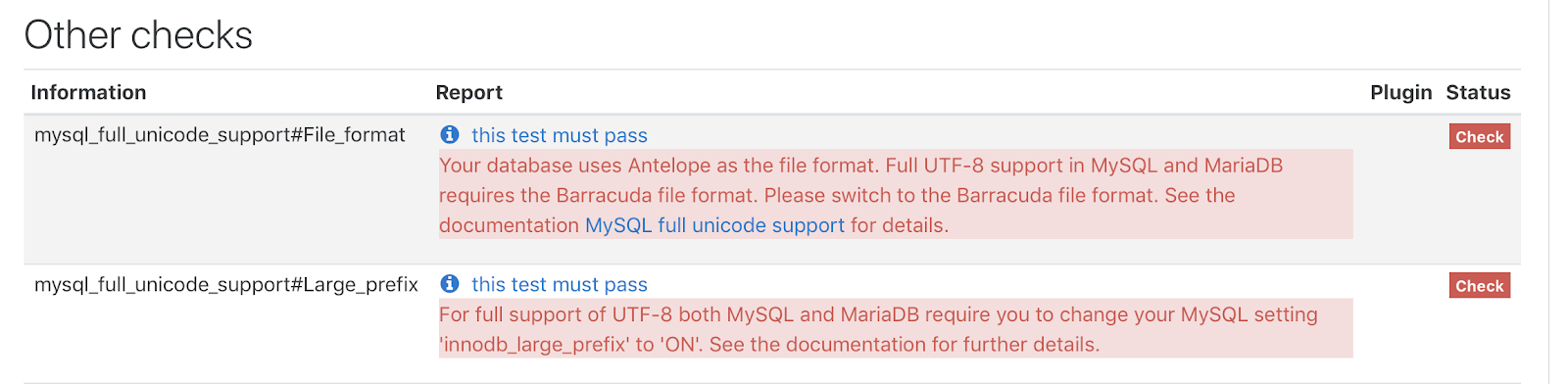 Technical Tips: How to resolve mysql_full_unicode_support error when deploy Moodle on XAMPP?