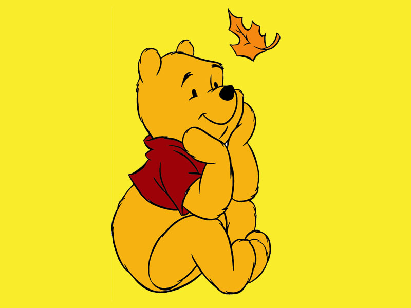 Winnie The Pooh Cartoon Picture and Wallpaper