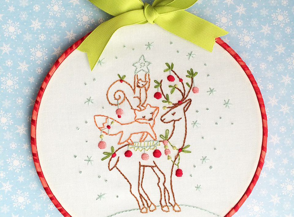 Art Threads: Friday Inspiration - Christmas Embroidery on Sweaters