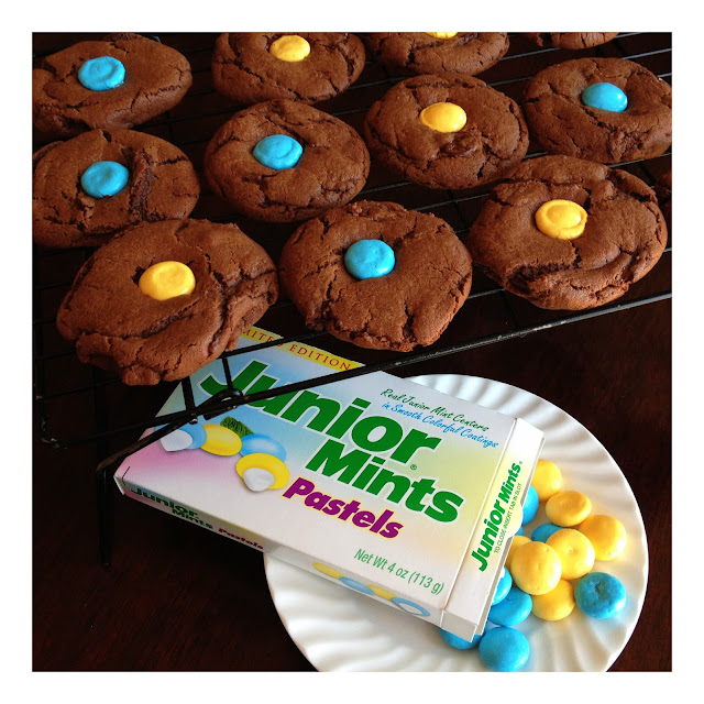 Pink Cookies with Sprinkles: The perfect blend of mint and chocolate!