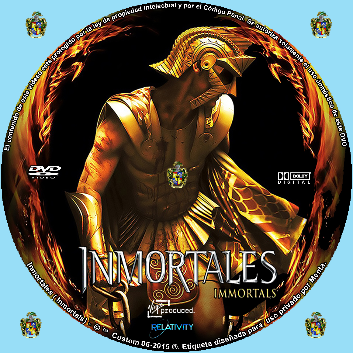 Caratulas y etiquetas: Inmortales