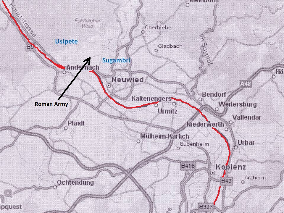 Caesar's Rhine bridges - Alchetron, the free social encyclopedia