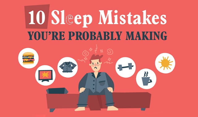 10 Sleep Mistakes Youre Probably Making Infographic Visualistan