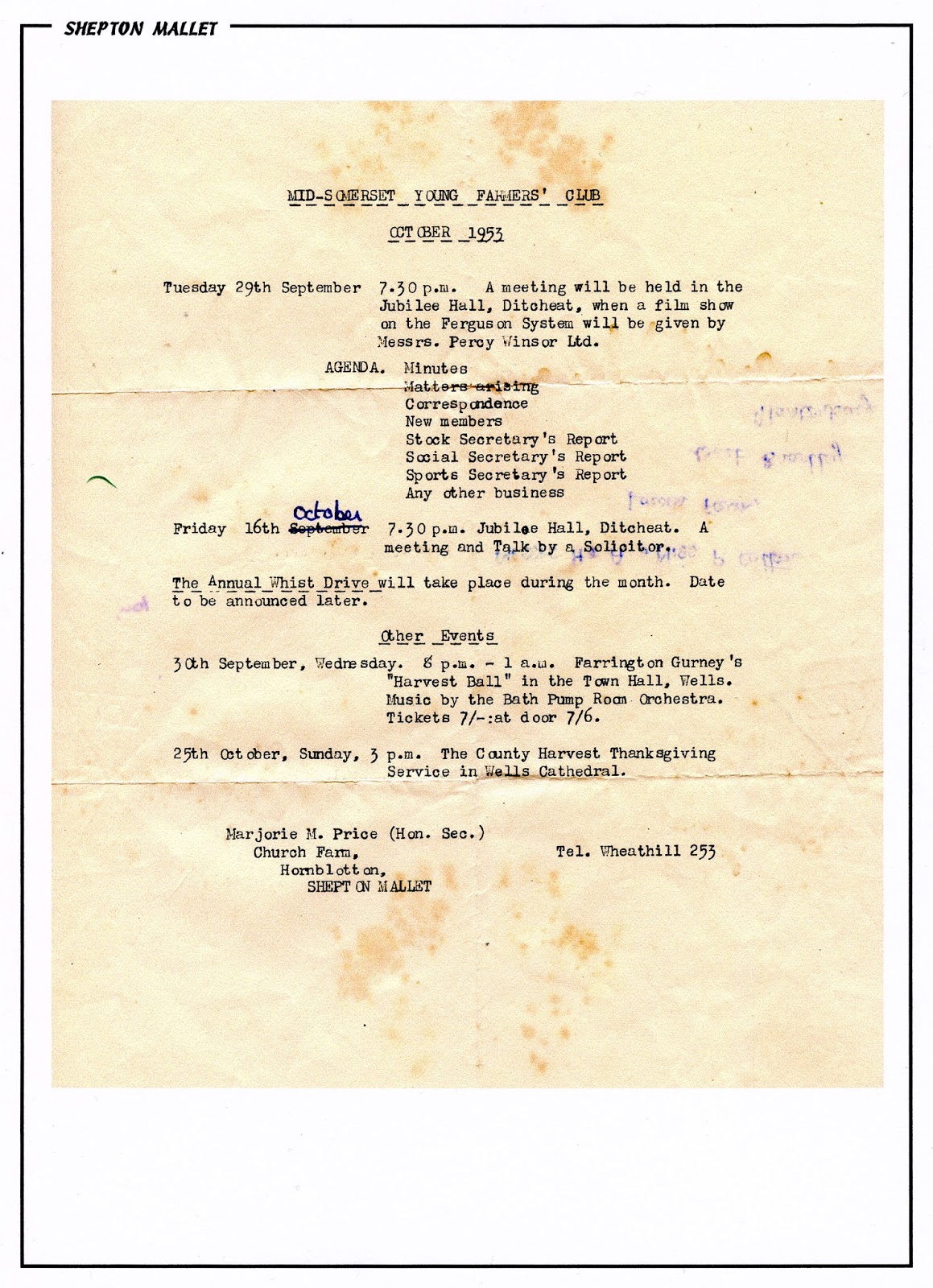 Somerset (& Bristol) Postal History: Post Office Numbers - Axbridge ...