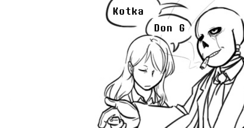 Undertale: MobTale - Kotka i Don G - Sans poznaje Kotkę [ Kitten & The ...